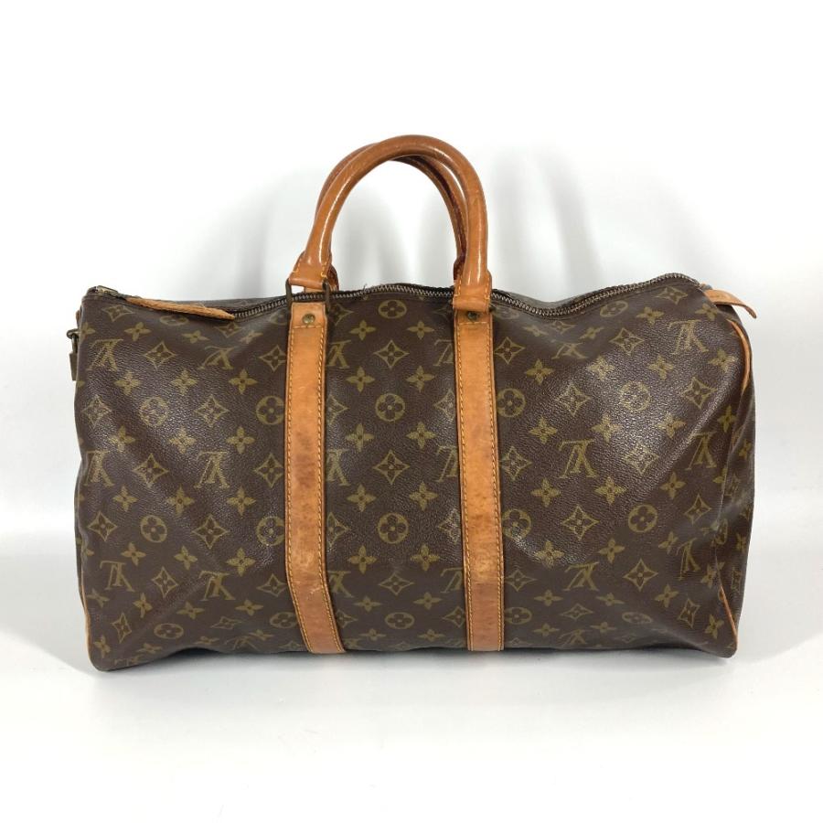 LOUIS VUITTON ルイヴィトン M41428 キーポル45 旅行バッグ トラベルバッグ カバン 旧型 モノグラム ボストンバッグ ブラウン 【中古】. : リファレンス コレクション ...