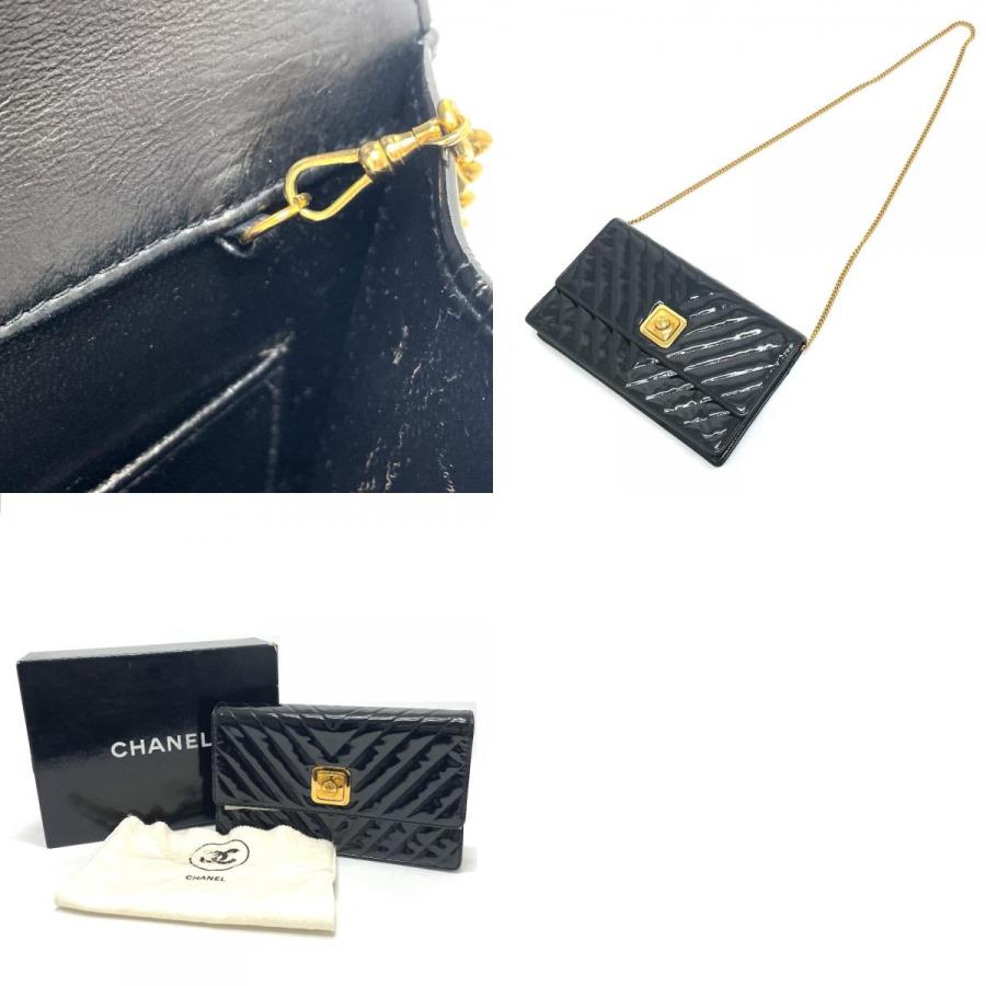 CHANEL シャネル Vステッチ シェブロン CCココマーク チェーン CHANEL シャネル Vステッチ シェブロン CCココマーク チェーン