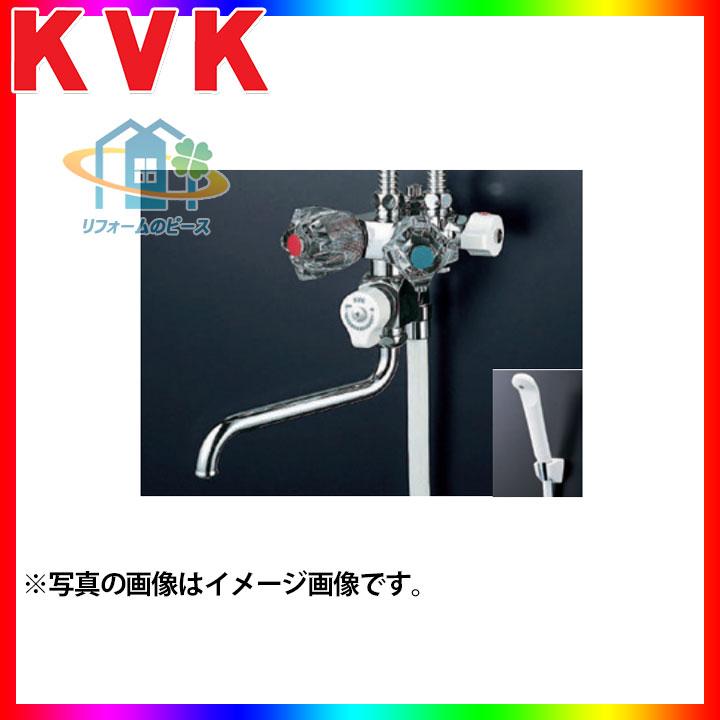 KVK [KF52NC] KVK 水栓 ソーラー2ハンドルシャワー 浴室用 混合栓 専用形 蛇口 壁付きタイプ 専用形 : 住宅設備LINK - 通販 - Yahoo!ショッピング