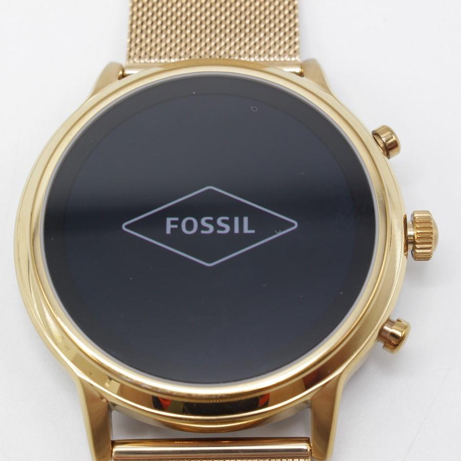 FOSSIL 【美品】FOSSIL JULIANNA HR ジェネレーション5 FTW6062 ピンクゴールド スマートウォッチ Gen5 ...