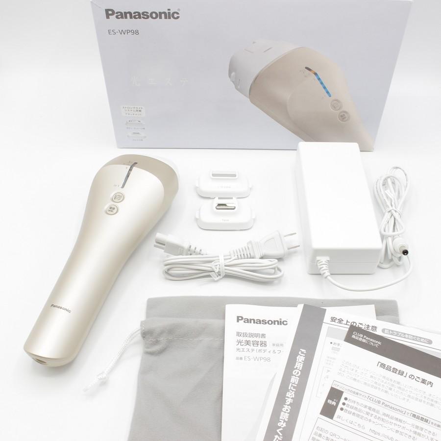Panasonic 【美品】パナソニック 光エステ ES-WP98-N ボディ&フェイス用 ハイパワー ゴールド 光美容器 脱毛 除毛 本体 : リファン Yahoo!ショップ - 通販 ...
