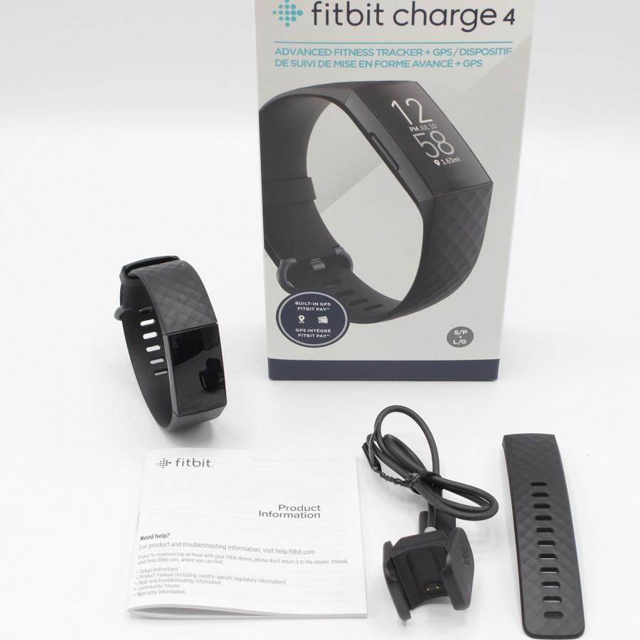Google Fitbit 【美品】Fitbit Charge 4 FB417BKBK-JP スマートウォッチ フィットビット チャージ ...