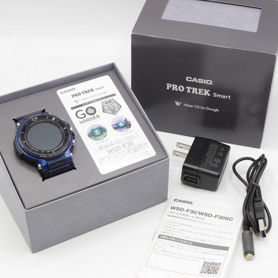 PRO TREK 【美品】CASIO Smart WSD-F30-BU ブルー カシオ スマートウォッチ プロトレックスマート 腕時計 本体 : リファン Yahoo!ショップ - 通販 ...