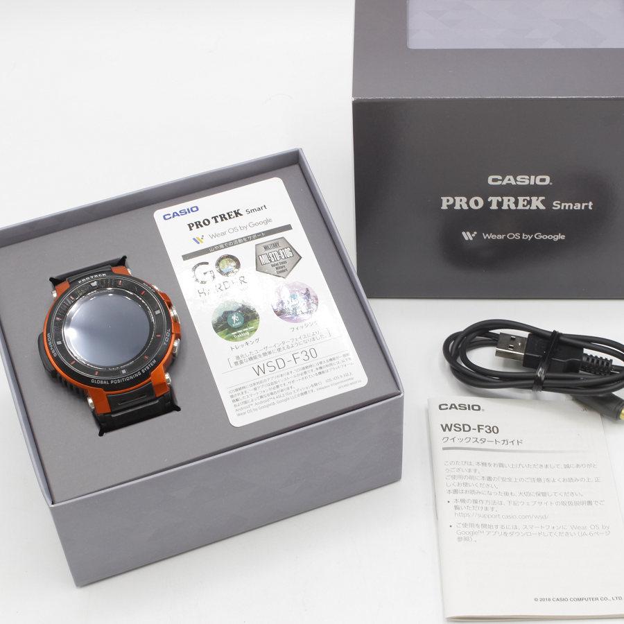 CASIO PRO TREK Smart WSD-F30-RG オレンジ スマートウォッチ 腕時計 カシオ プロトレック スマート 本体 :024302:リファン Yahoo!ショップ ...