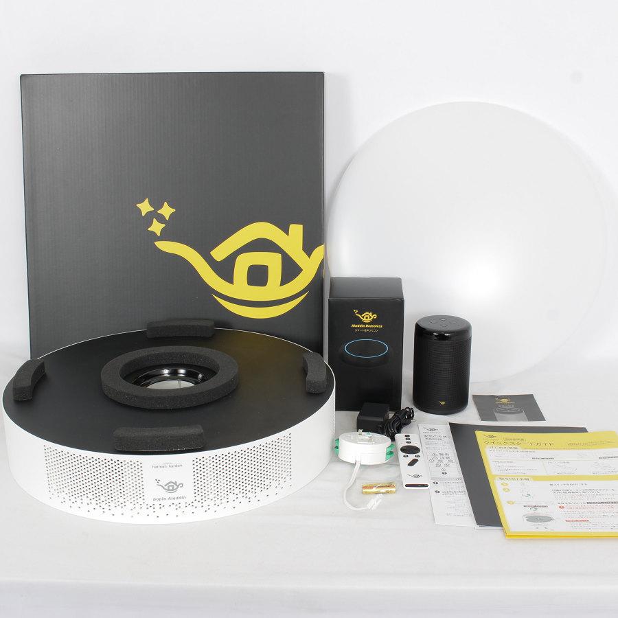 popIn Aladdin 【美品】popIn 2 PA20U01DJ リモレス セット プロジェクター・スピーカー内蔵シーリングライト ...