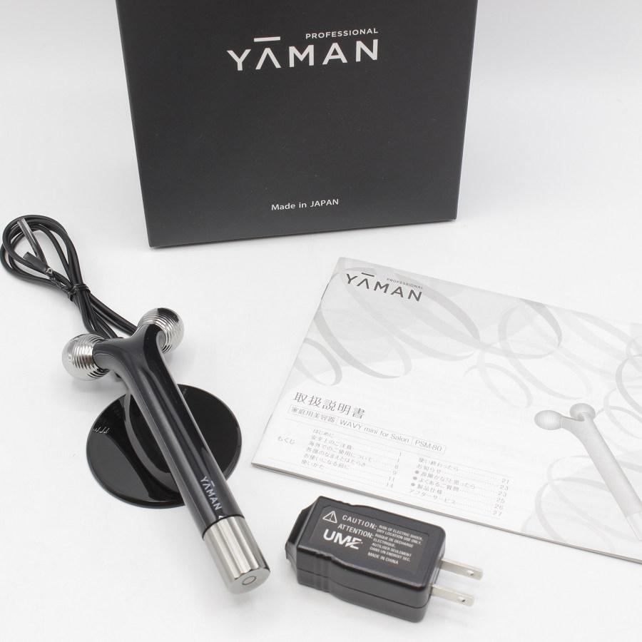 YA‐MAN 【美品】ヤーマン WAVY mini for salon PSM-80B 美顔ローラー ウェイビーミニ 本体 : リファン Yahoo!ショップ - 通販 - Yahoo!ショッピング