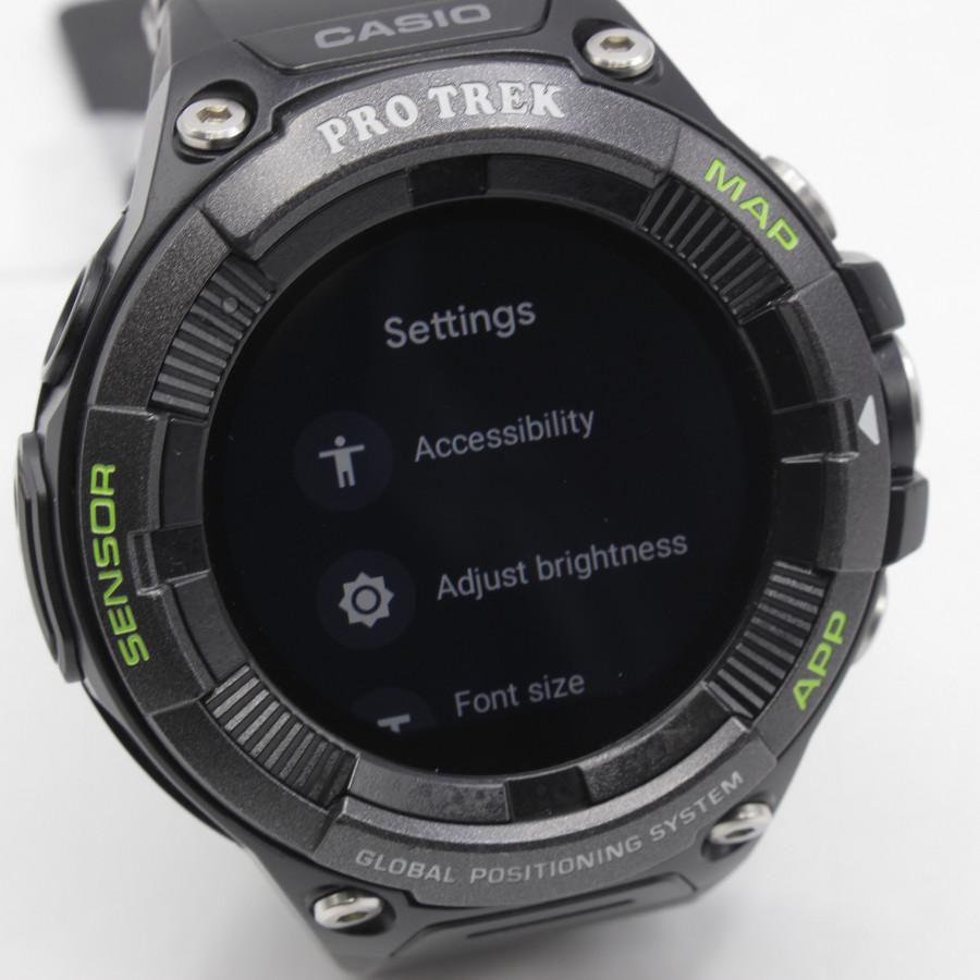 PRO TREK CASIO Smart WSD-F21HR-BK ブラック スマートウォッチ プロトレックスマート カシオ 本体 : リ ...