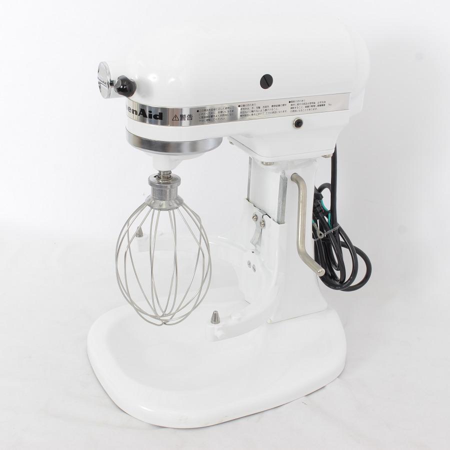 KitchenAid（キッチンエイド） 【美品】キッチンエイド ボウルリフト スタンドミキサー KSM5WH ホワイト 本体 : リファン ...