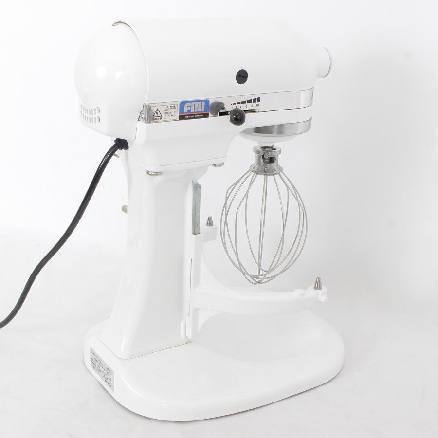 KitchenAid（キッチンエイド） 【美品】キッチンエイド ボウルリフト スタンドミキサー KSM5WH ホワイト 本体 : リファン ...