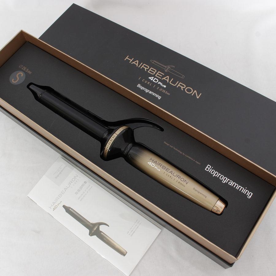 ヘアビューロン 【美品】ヘアビューロン 4D Plus カール S-type 26.5mm HBRCL4D-GS-JP バイオプログラミング ヘアアイロン リュミエリーナ コテ 本体 : リ ...