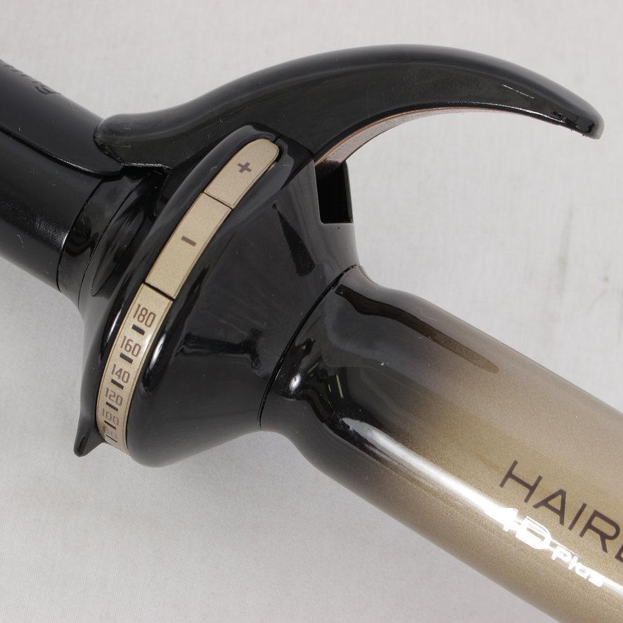 ヘアビューロン 【美品】ヘアビューロン 4D Plus カール S-type 26.5mm HBRCL4D-GS-JP バイオプログラミング ヘアアイロン リュミエリーナ コテ 本体 : リ ...