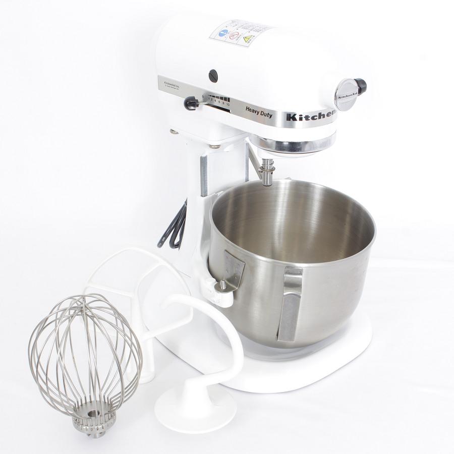 KitchenAid（キッチンエイド） 【美品】キッチンエイド ボウルリフト スタンドミキサー KSM5WH ホワイト 本体 : リファン ...