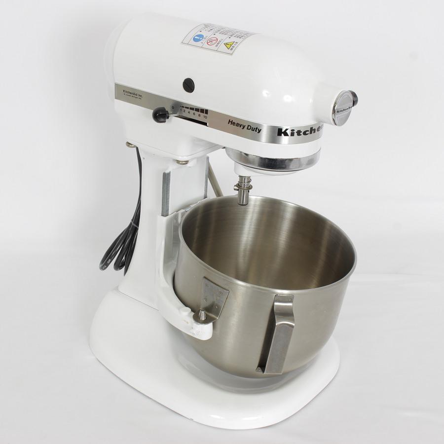 KitchenAid（キッチンエイド） 【美品】キッチンエイド ボウルリフト スタンドミキサー KSM5WH ホワイト 本体 : リファン ...