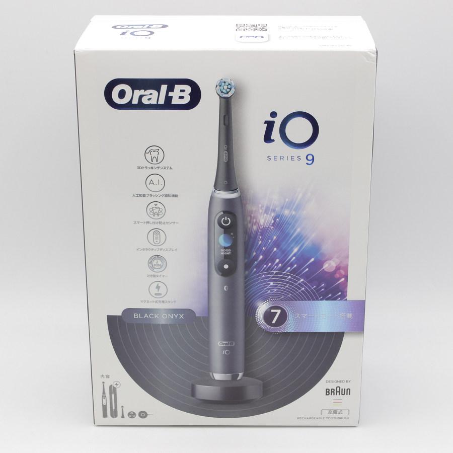 【新品/未開封】ブラウン オーラルB iO9 IOM92B22ACBK 電動歯ブラシ ブラックオニキス 本体 :025406:リファン Yahoo!ショップ - 通販 - Yahoo!ショッピング