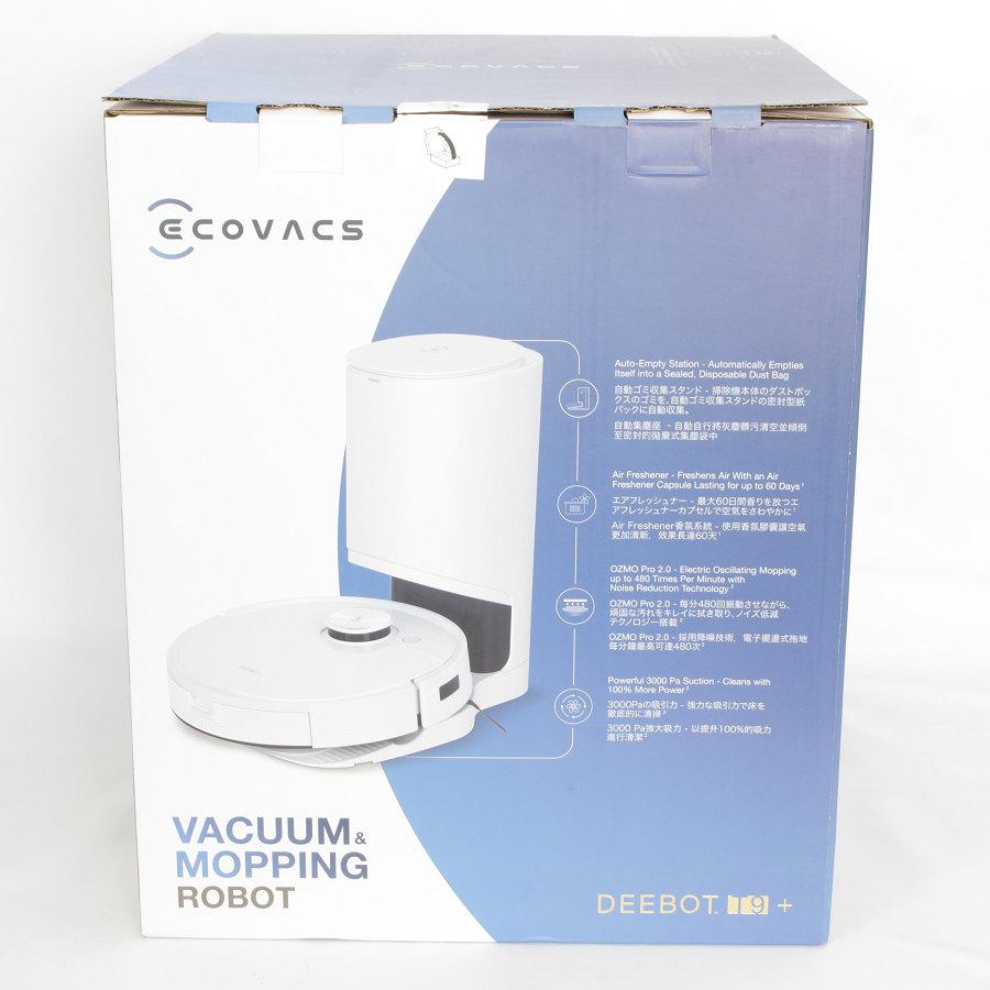 DEEBOT 【新品】ECOVACS T9+ DLX13-54 ロボット掃除機 エコバックス 本体 : リファン Yahoo!ショップ - 通販 - Yahoo!ショッピング