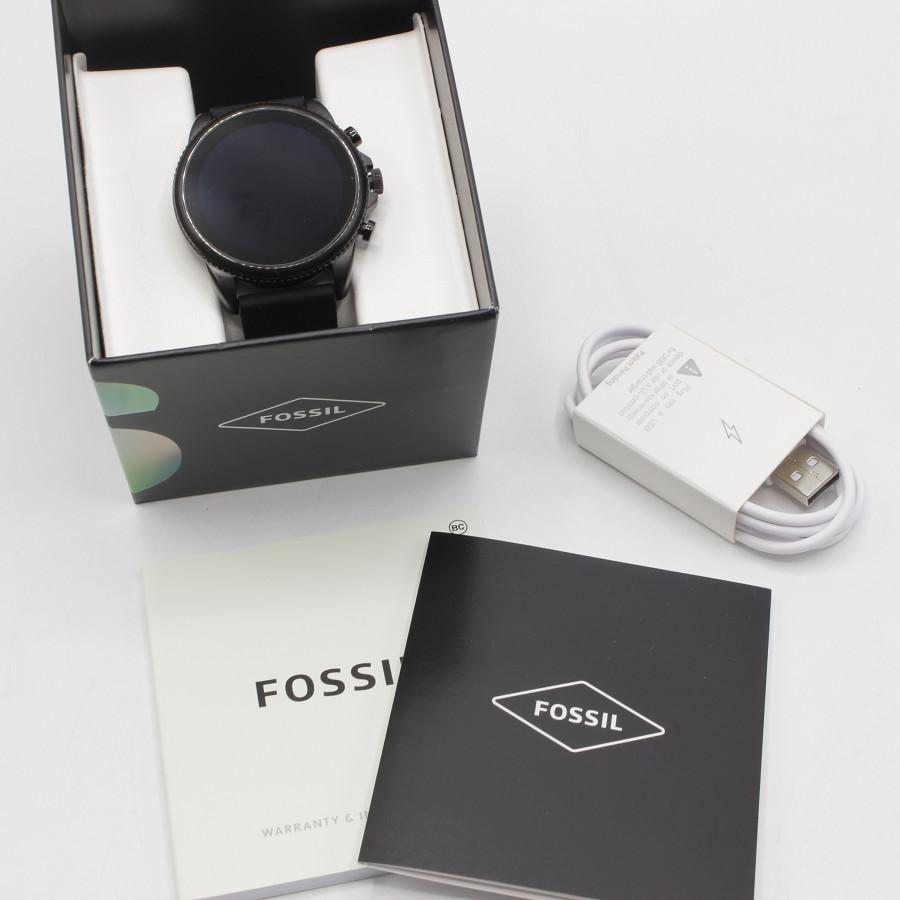 FOSSIL 【美品】FOSSIL GEN6 FTW4061 ブラック タッチスクリーン スマートウォッチ ジェネレーション6 フォッシル ...