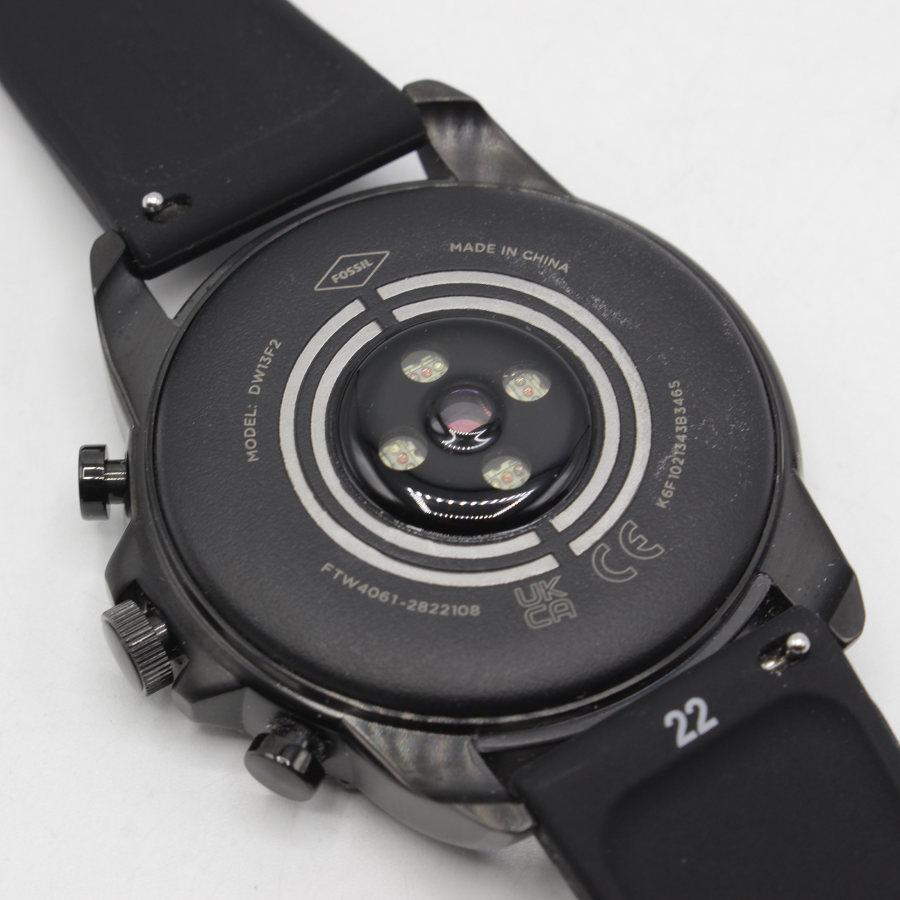 FOSSIL 【美品】FOSSIL GEN6 FTW4061 ブラック タッチスクリーン スマートウォッチ ジェネレーション6 フォッシル ...