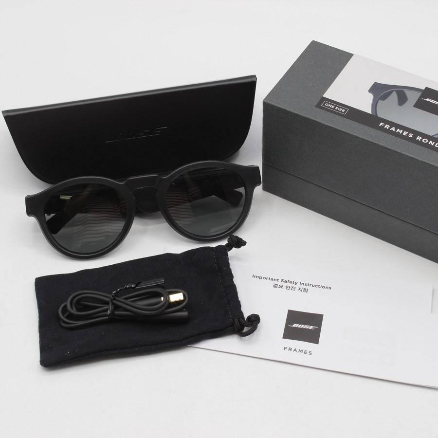 BOSE 【美品】Bose Frames Rondo ブラック オーディオサングラス サングラススピーカー 本体 : リファン Yahoo ...