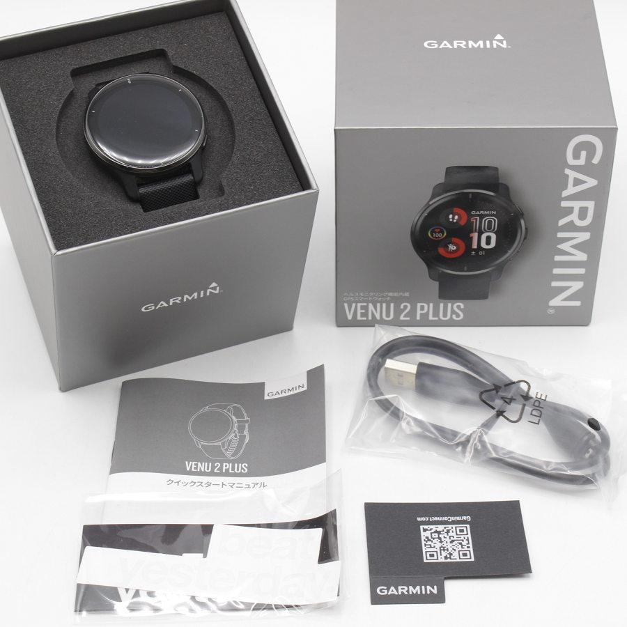 Venu 【美品】GARMIN vivo 2 Plus Black/Slate 010-02496-41 スマートウォッチ ヴェニュー プラス ...