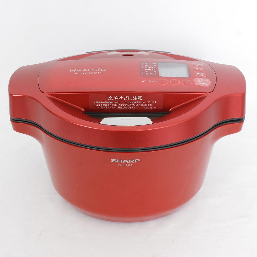 ヘルシオ シャープ ホットクック KN-HT99A-R 水なし自動調理鍋 1.6L レッド 圧力鍋 本体 : リファン Yahoo!ショップ - 通販 - Yahoo!ショッピング