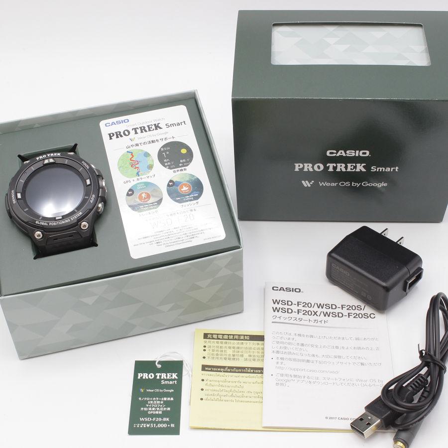 PRO TREK 【美品】CASIO Smart WSD-F20-BK ブラック スマートウォッチ 腕時計 カシオ プロトレック スマート 本体 : リファン Yahoo!ショップ - 通販 ...