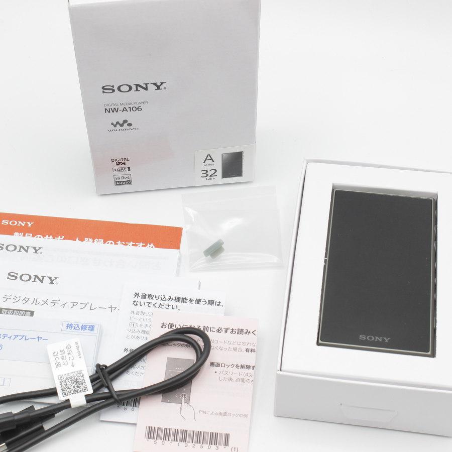WALKMAN 【美品】ソニー Walkman NW-A106 G 32GB A100シリーズ ハイレゾ対応 ウォークマン MP3プレーヤー ...