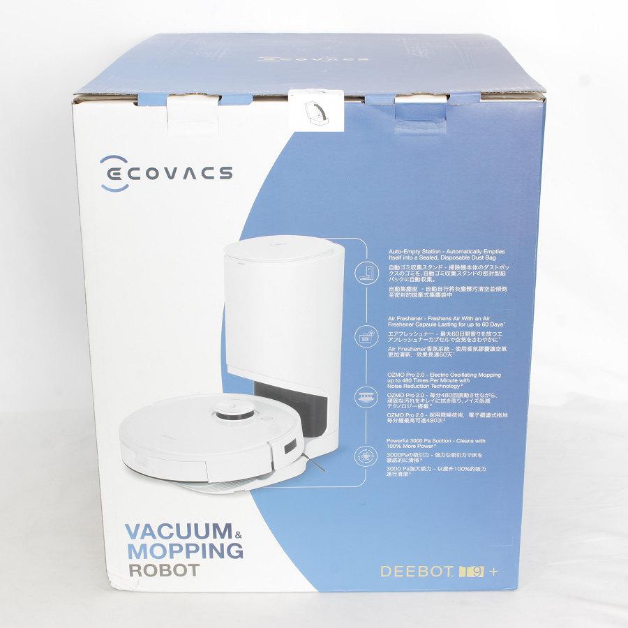 DEEBOT 【新品/未開封】ECOVACS T9+ DLX13-54 ロボット掃除機 エコバックス 本体 : リファン Yahoo!ショップ - 通販 - Yahoo!ショッピング