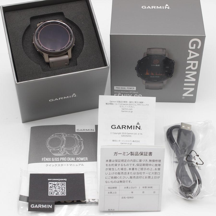 fenix（GARMIN） 【美品】GARMIN fenix 6S Pro Dual Power WOA Amethyst/Shale 010 ...