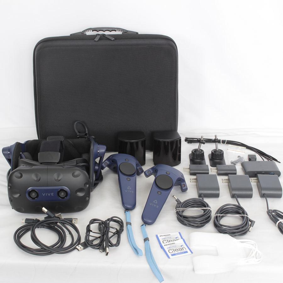VIVE Pro 【美品】HTC PRO 2 フルキット 99HASZ006-00 VR ヘッドマウントディスプレイ バイブ 本体 : リ ...