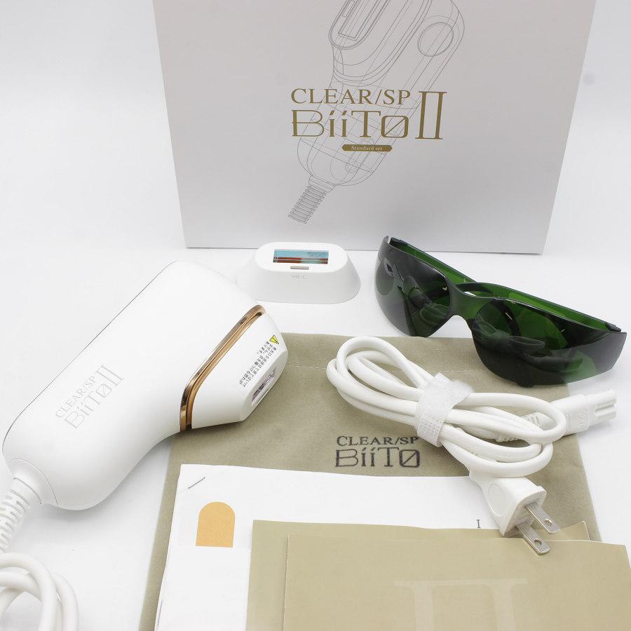 clear 【美品】CLEAR SP BiiTo2 家庭用脱毛器 ビートツー 本体 : リファン Yahoo!ショップ - 通販 - Yahoo!ショッピング
