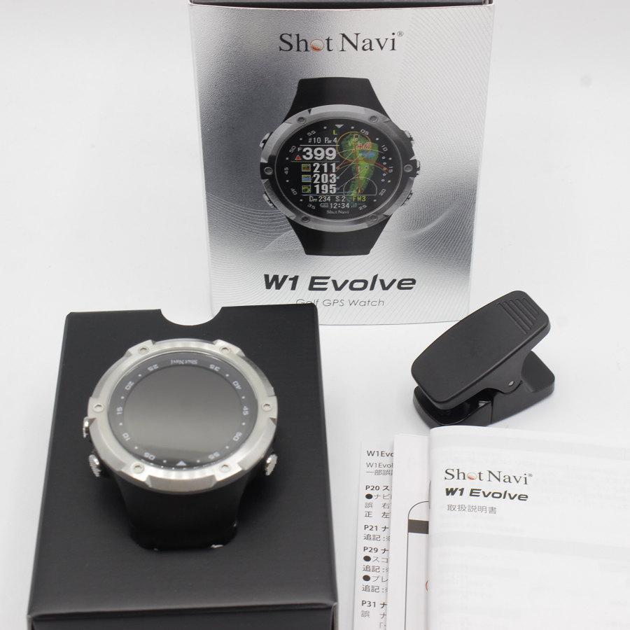 ShotNavi Shot Navi W1 Evolve ブラック 腕時計型 GPS距離計測器 ショットナビ 本体 : リファン Yahoo!ショップ - 通販 - Yahoo!ショッピング