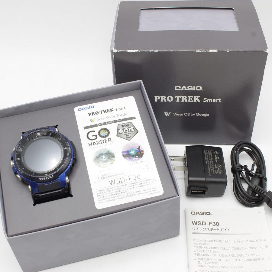 PRO TREK CASIO Smart WSD-F30-BU ブルー カシオ スマートウォッチ プロトレックスマート 腕時計 本体 : リファン Yahoo!ショップ - 通販 ...