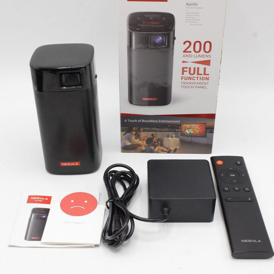 Anker Nebula Apollo D2410511 ブラック Android搭載モバイルプロジェクター アンカー 本体 : 029425 ...