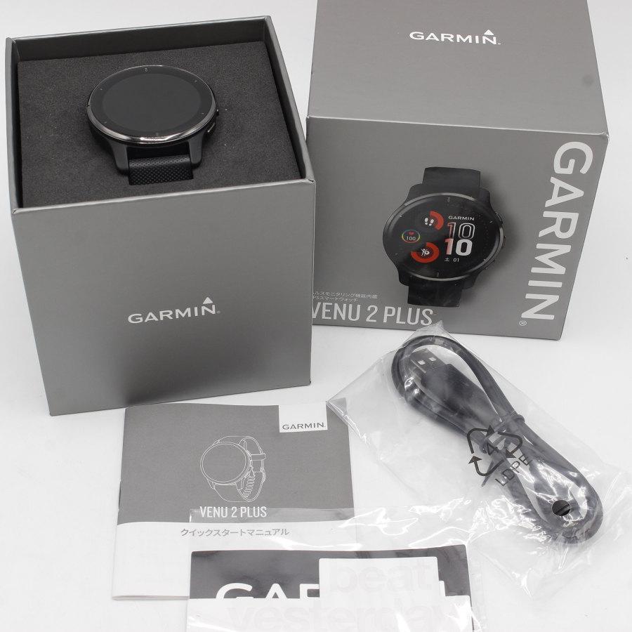 Venu 【美品】GARMIN vivo 2 Plus Black/Slate 010-02496-41 スマートウォッチ ヴェニュー プラス ...