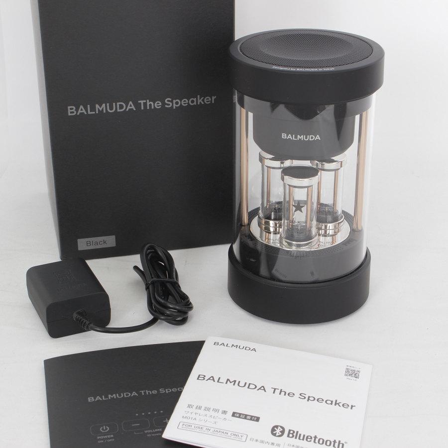 BALMUDA 【美品】BALMUDA The Speaker M01A-BK バルミューダ ザ・スピーカー ブラック 本体 : リファン Yahoo!ショップ - 通販 - Yahoo!ショッピング