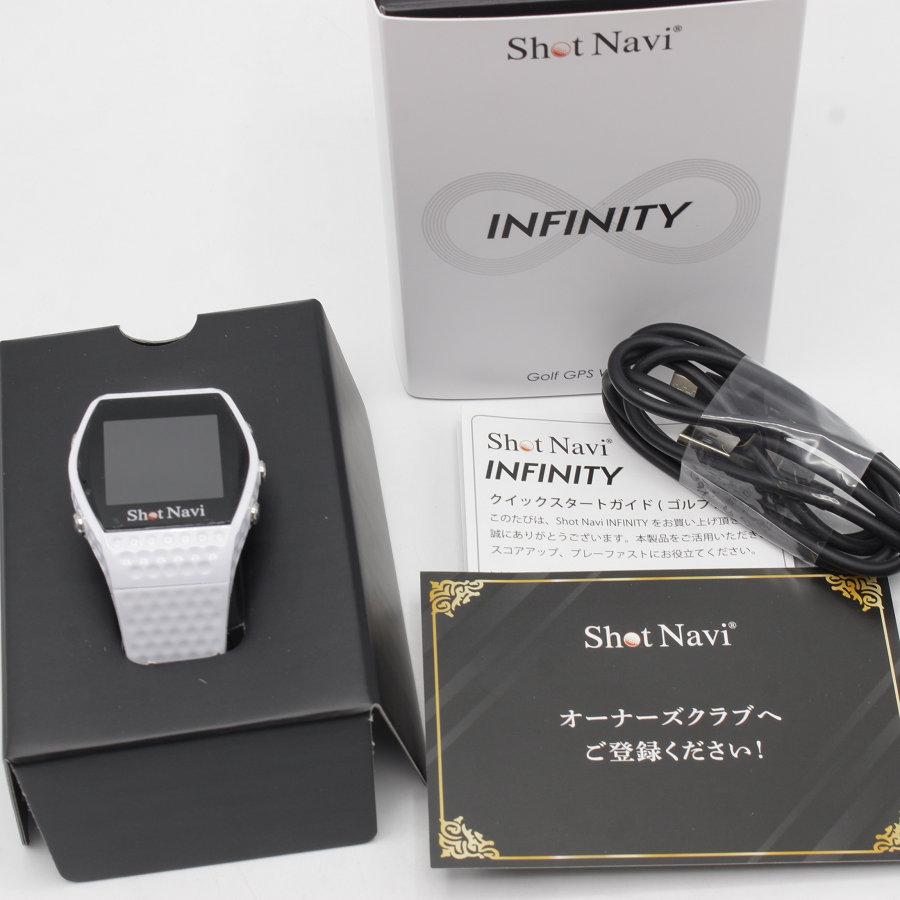 ShotNavi 【美品】Shot Navi INFINITY ホワイト 腕時計型ゴルフ用GPSナビ ショットナビ インフィニティ 本体 : リファン Yahoo!ショップ - 通販 ...