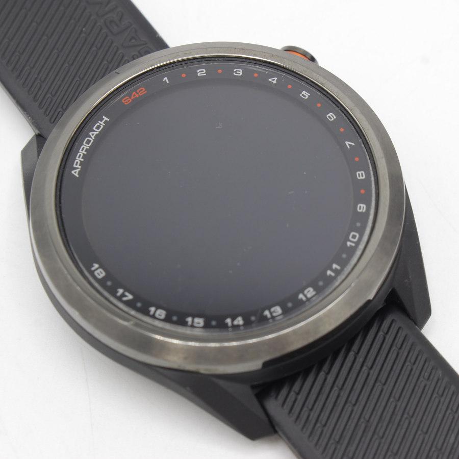 Approach Garmin S42 Black/Carbon Gray 010-02572-20 スマートウォッチ ガーミン ゴルフ ...