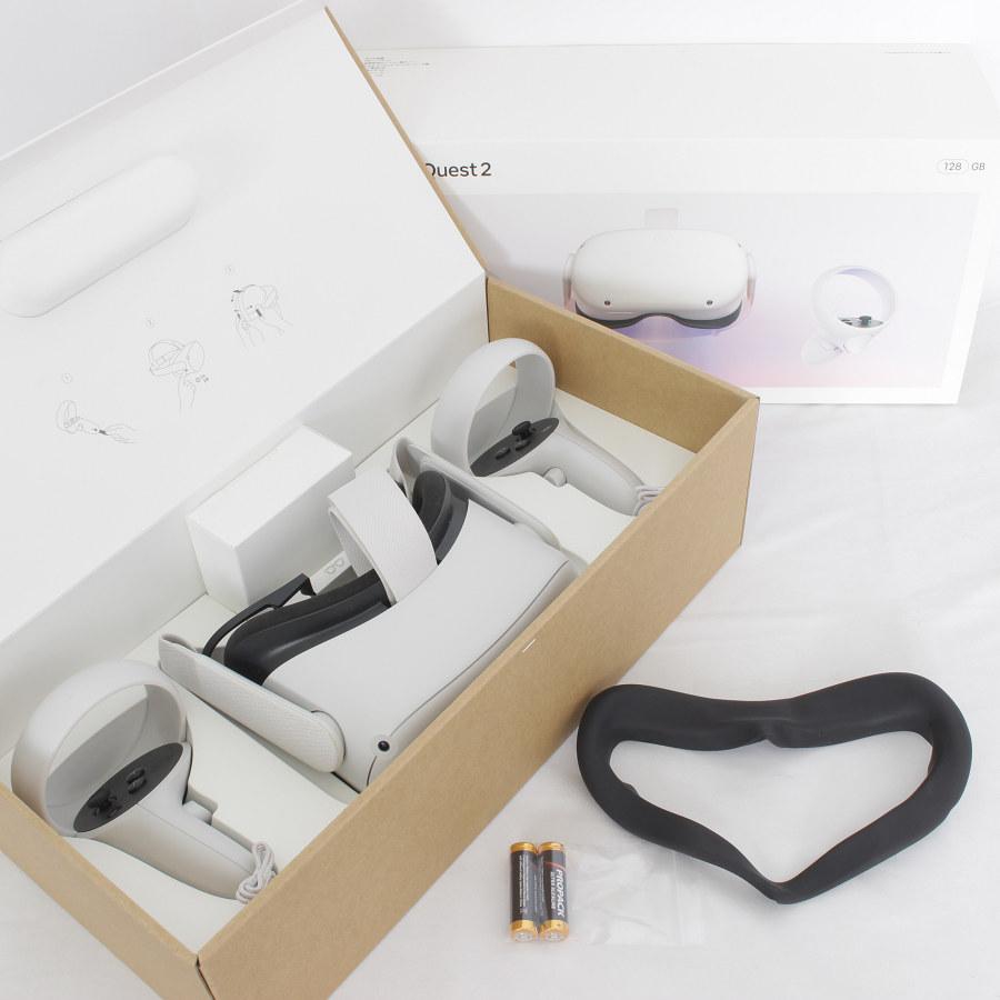 【美品】Meta Quest 2 128GB VR ヘッドマウントディスプレイ ヘッドセット メタクエスト2 オキュラスクエスト2 Oculus 本体 : リファン Yahoo!ショップ ...