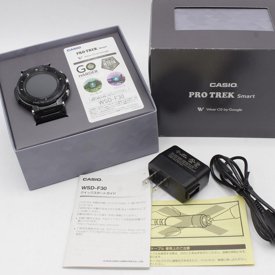 PRO TREK 【美品】CASIO Smart WSD-F30-BK ブラック スマートウォッチ カシオ プロトレック スマート 腕時計 本体 : リファン Yahoo!ショップ - 通販 ...