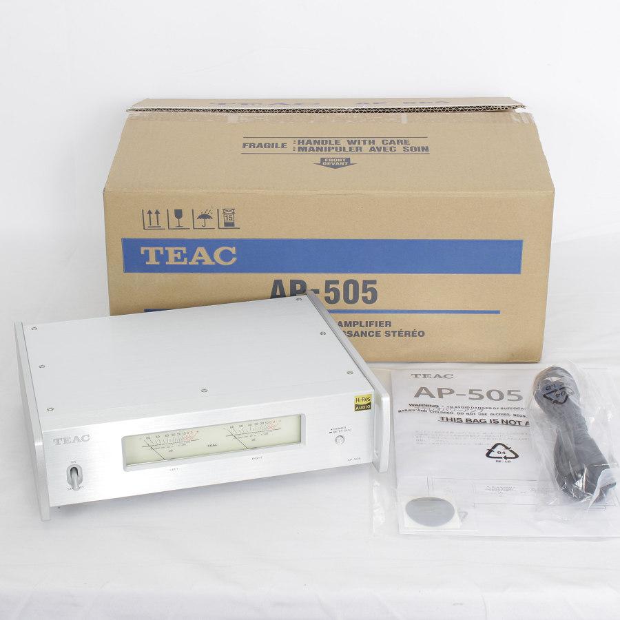 【美品】TEAC AP-505-S シルバー ステレオパワーアンプ ティアック 本体 : リファン Yahoo!ショップ - 通販 - Yahoo!ショッピング