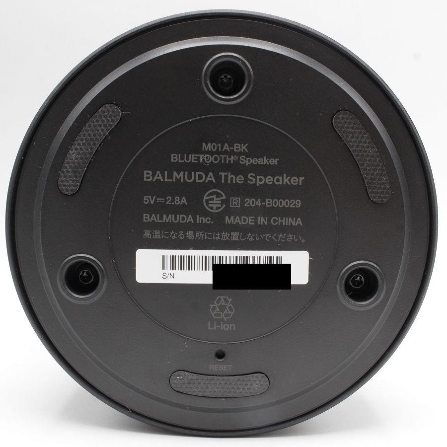 【美品】BALMUDA The Speaker M01A-BK バルミューダ ザ・スピーカー ブラック 本体 : リファン Yahoo!ショップ - 通販 - Yahoo!ショッピング