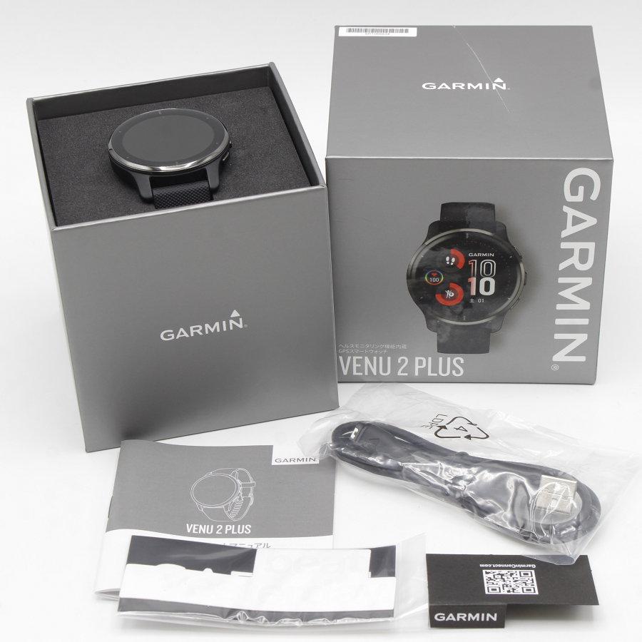 【美品】GARMIN vivo Venu 2 Plus Black/Slate 010-02496-41 スマートウォッチ ヴェニュー プラス ...