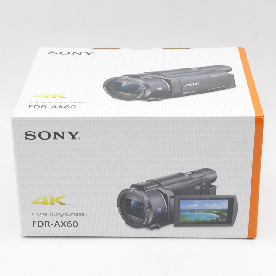 【新品】ソニー ハンディカム FDR-AX60 BC デジタル 4K ビデオカメラ レコーダー ブラック 64GB Handycam 本体 ...