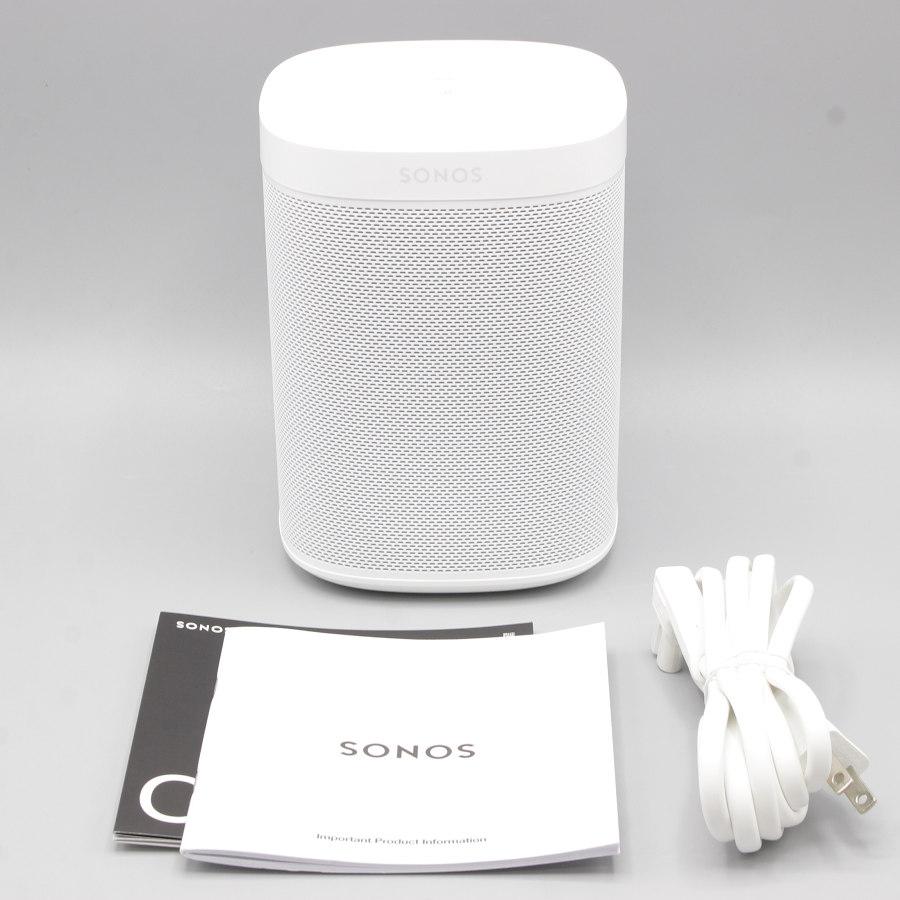 倍々ストア+5％【美品】Sonos One SL ONESLJP1 ホワイト ワイヤレススピーカー AirPlay2対応 ホームシアターサラウンドシステム 本体 : 032623 : リファン ...