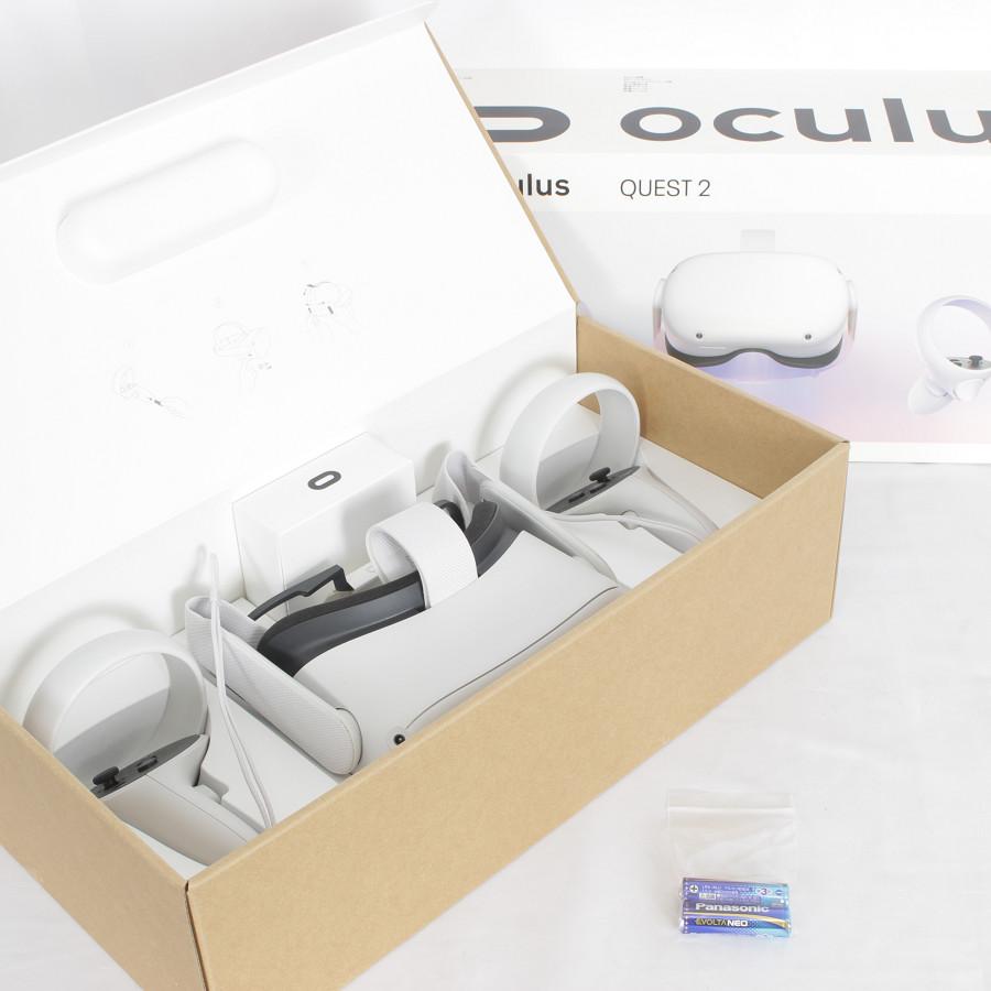 ボーナスストア+5％【美品】Oculus Quest2 64GB VR ヘッドマウントディスプレイ ヘッドセット オキュラスクエスト2 301-00352-01 メタ Meta 本体 ...