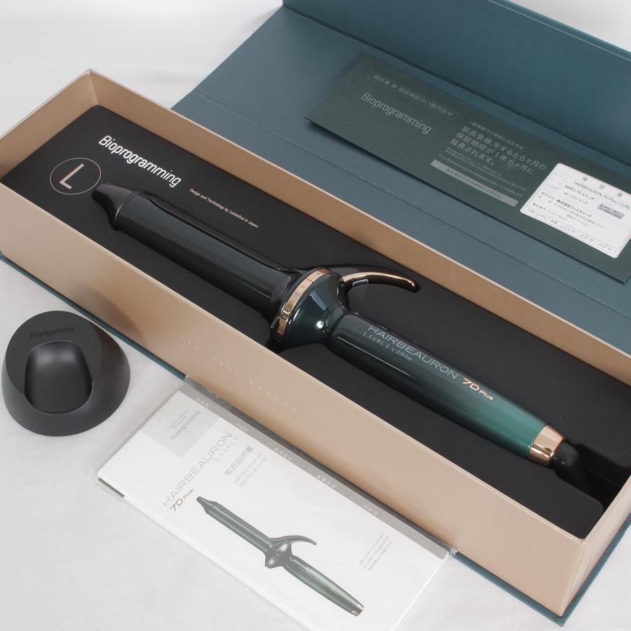 ボーナスストア+5％【美品】ヘアビューロン 7D Plus カール L-type 34.0mm HBRCL7D-L-JP バイオプログラミング ヘアアイロン リュミエリーナ 本体 ...