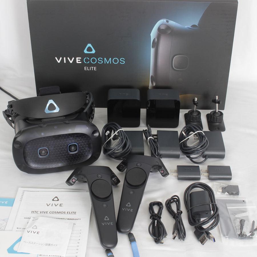 ボーナスストア+5％【美品】HTC VIVE Cosmos Elite 99HART006-00 VR ヘッドマウントディスプレイ バイブ ...