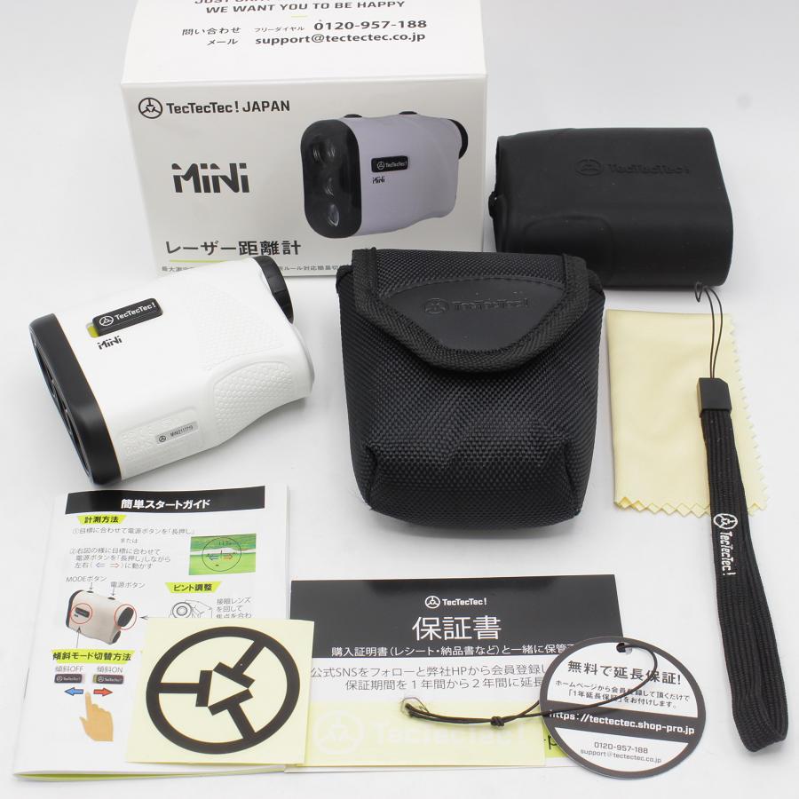 ボーナスストア+5％【美品】TecTecTec Mini ホワイト ゴルフ用レーザー距離計 テックテックテック ミニ 本体 : リファン Yahoo!ショップ - 通販 - Yahoo!ショッピング