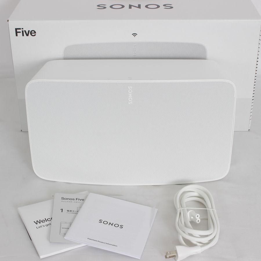 ボーナスストア+5％【美品】Sonos Five FIVE1JP1 ホワイト ワイヤレススピーカー AirPlay2対応 ソノス 本体 :034177:リファン Yahoo!ショップ - 通販 ...