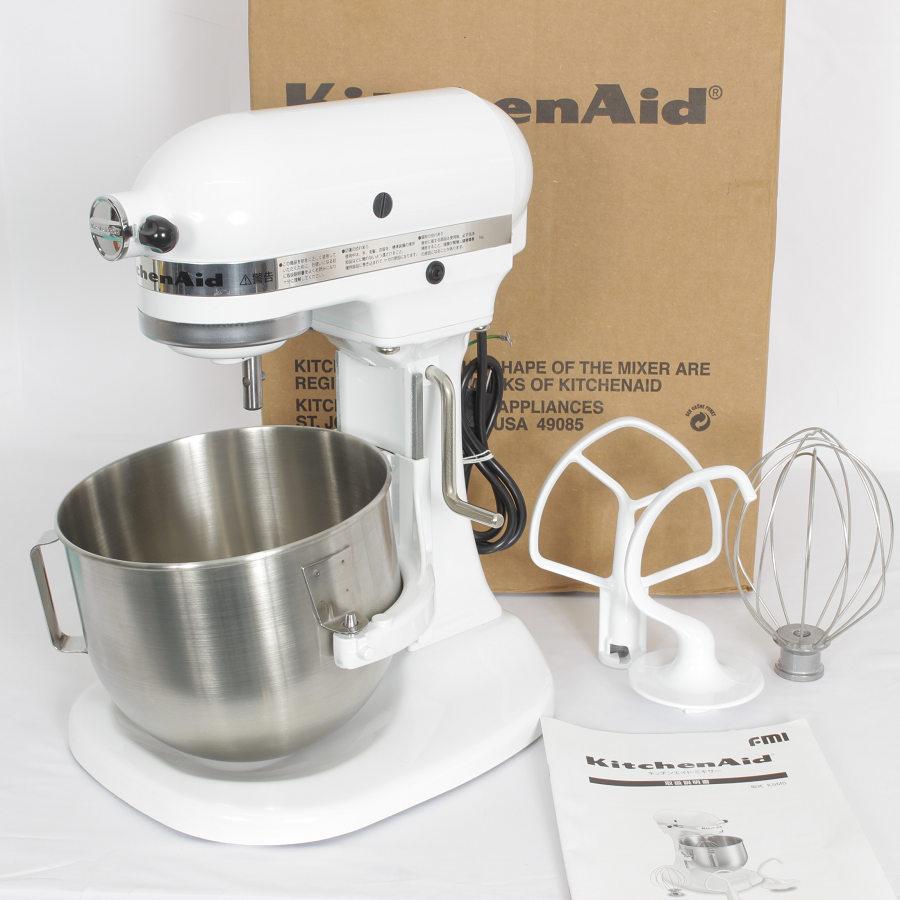 ボーナスストア+5％【美品】キッチンエイド ボウルリフト スタンドミキサー KSM5WH ホワイト 本体 : リファン Yahoo!ショップ ...